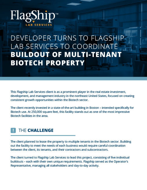 Buildout of Multi-Tenant Biotech Property | FS Facility Services